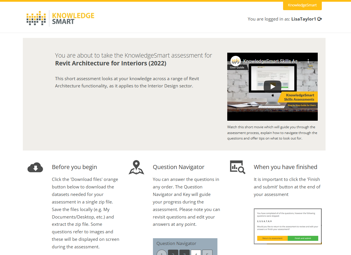 How to self-enroll into a KnowledgeSmart assessment from Pinnacle ...
