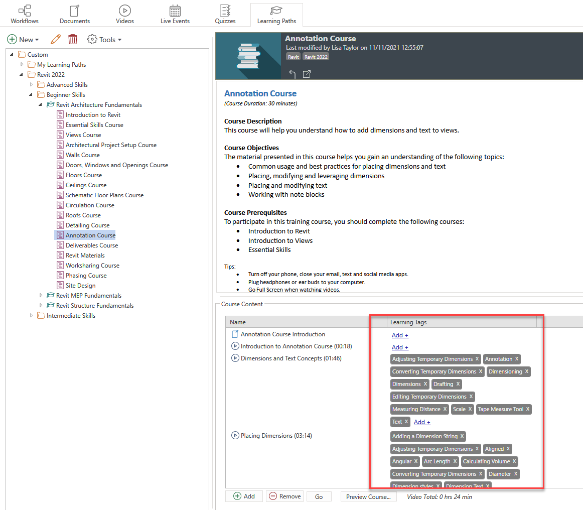 Best practice guidance when searching for Pinnacle Series learning ...