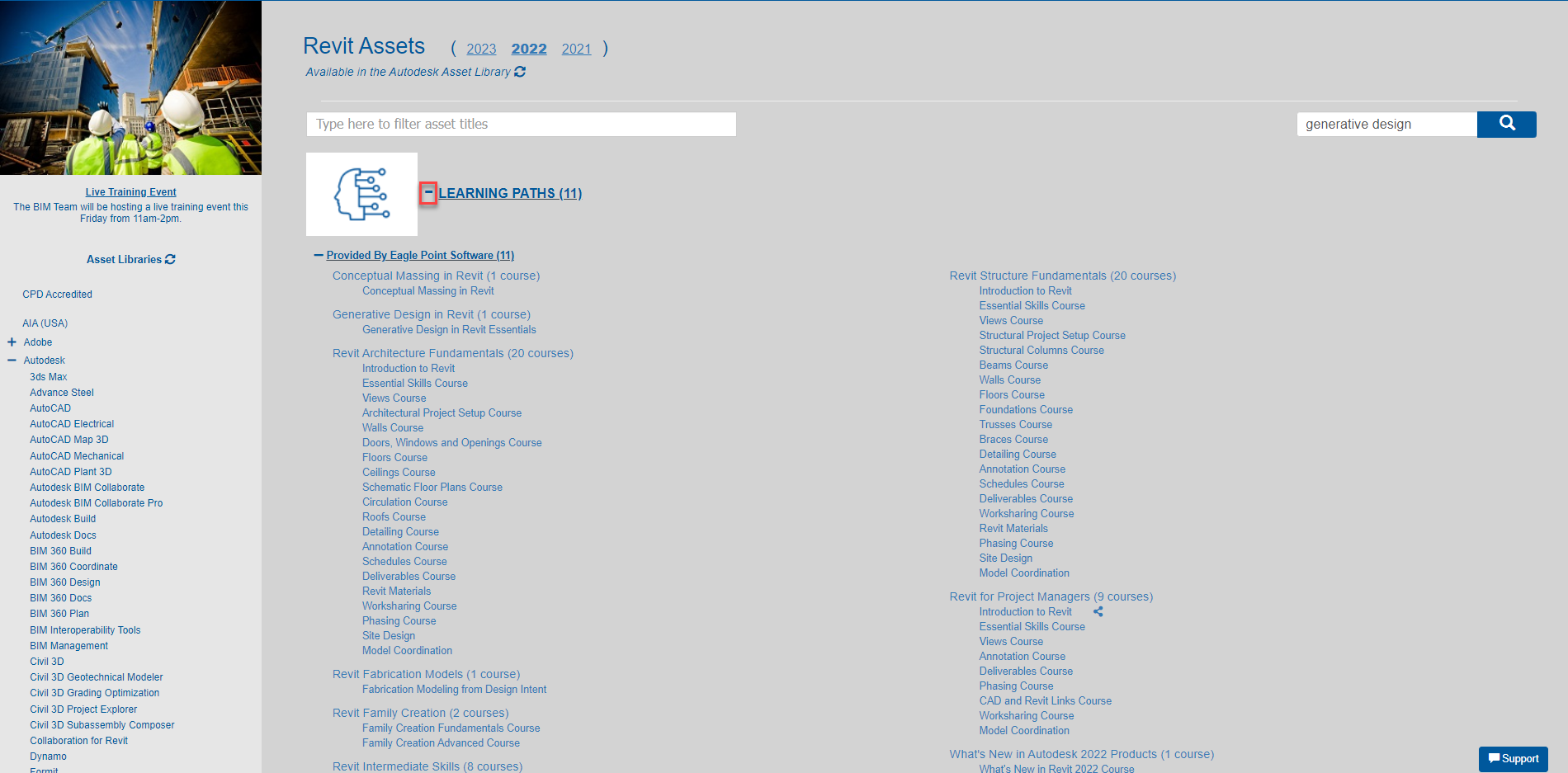 Best practice guidance when searching for Pinnacle Series learning content – Eagle Point Software