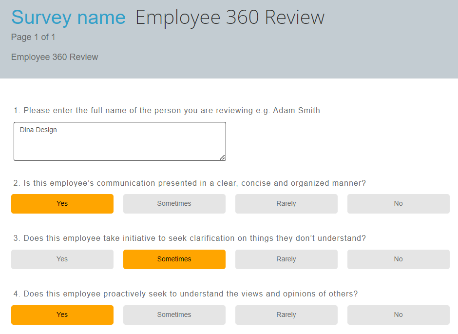 User journey - Surveys – Eagle Point Software